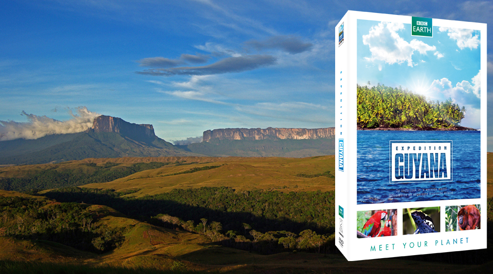 Win dvd BBC Earth: Expedition Guyana - ZuidAmerika.nl